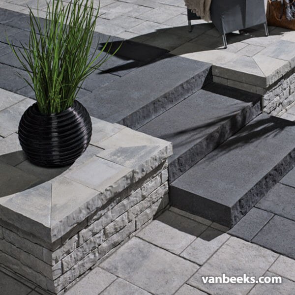 Permacon Mega Lafitt Plus Concrete Step | Van Beek's